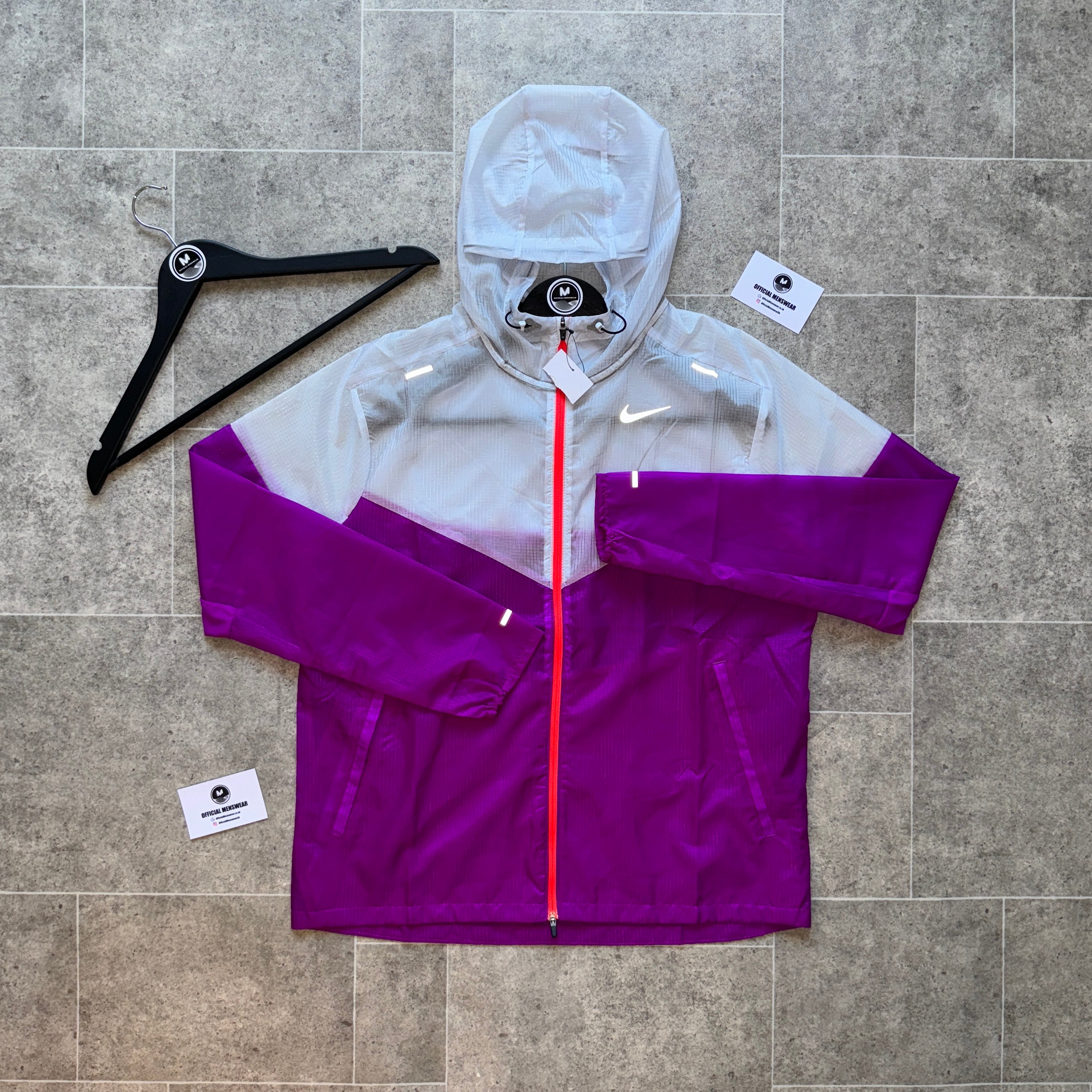 NIKE ‘RARE’ UV JACKET - GRAPE/WHITE – Official Menswear UK
